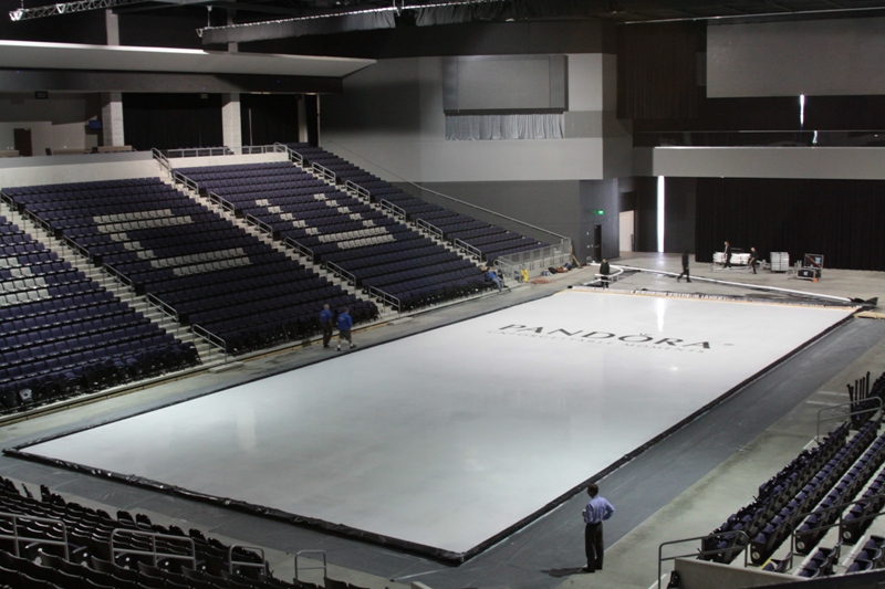 How a Basketball Court Becomes an Ice Rink (for a Night) - GCU News