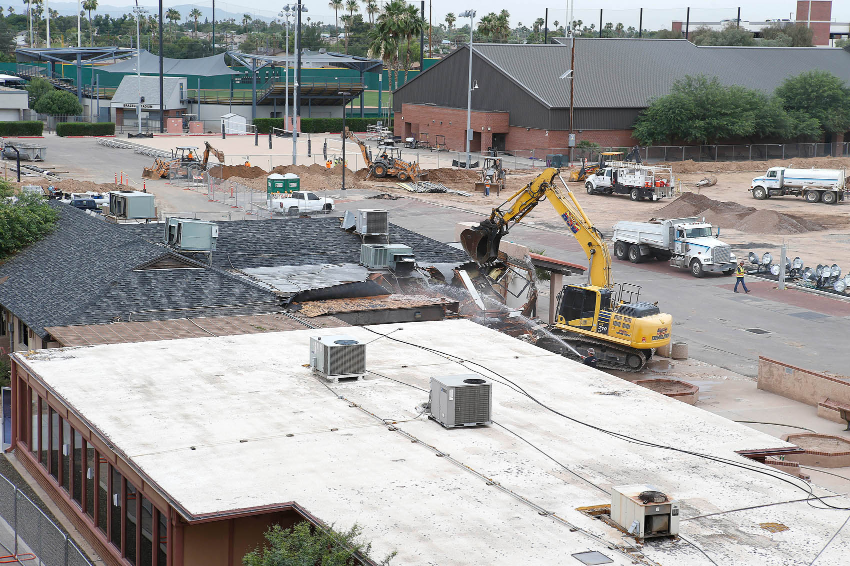 Building 9 comes a-tumblin' down - GCU News