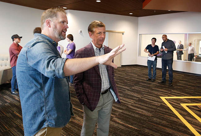 New recording studio features room(s) with a view - GCU News