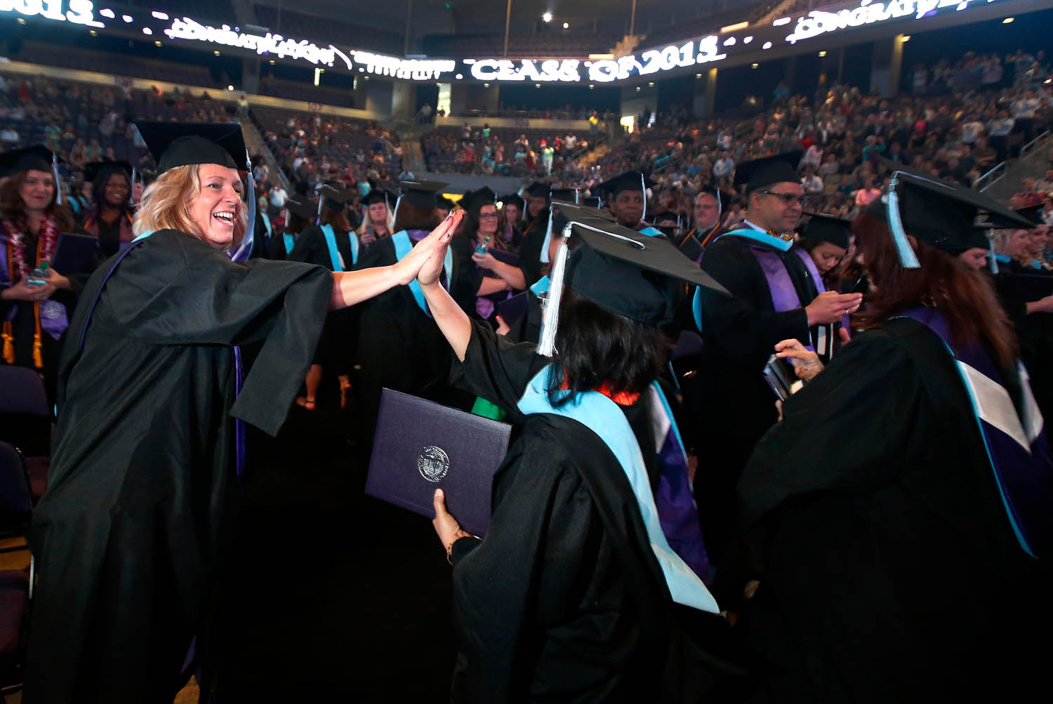 GCU Arena hosts four fall commencement ceremonies for Class of 2015 ...