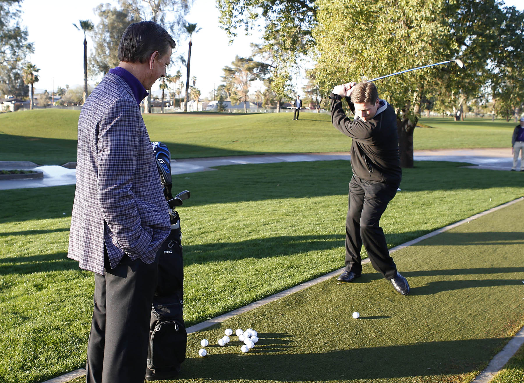 Weather cooperates for GCU Golf Course grand opening - GCU News