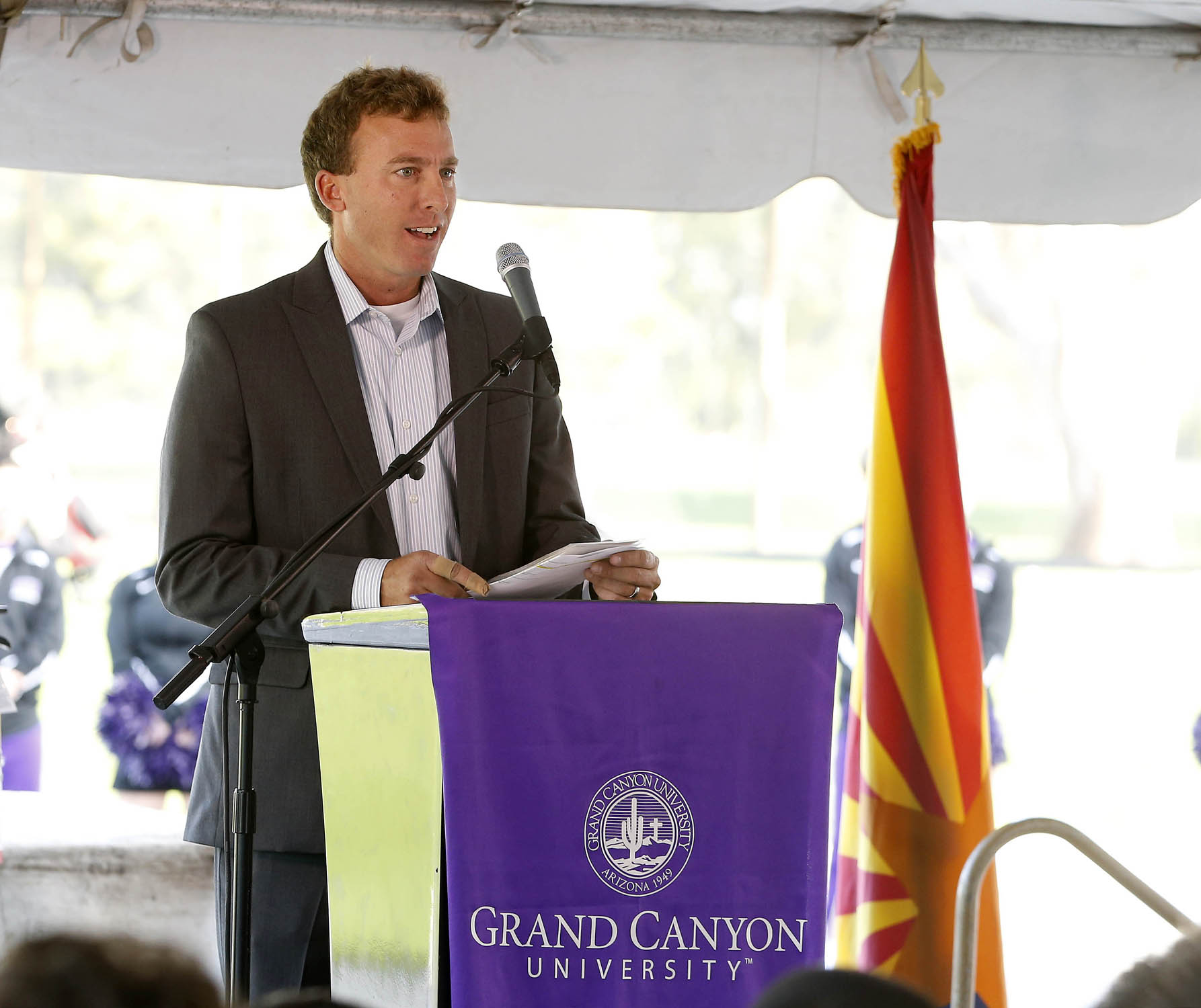 Weather cooperates for GCU Golf Course grand opening - GCU News
