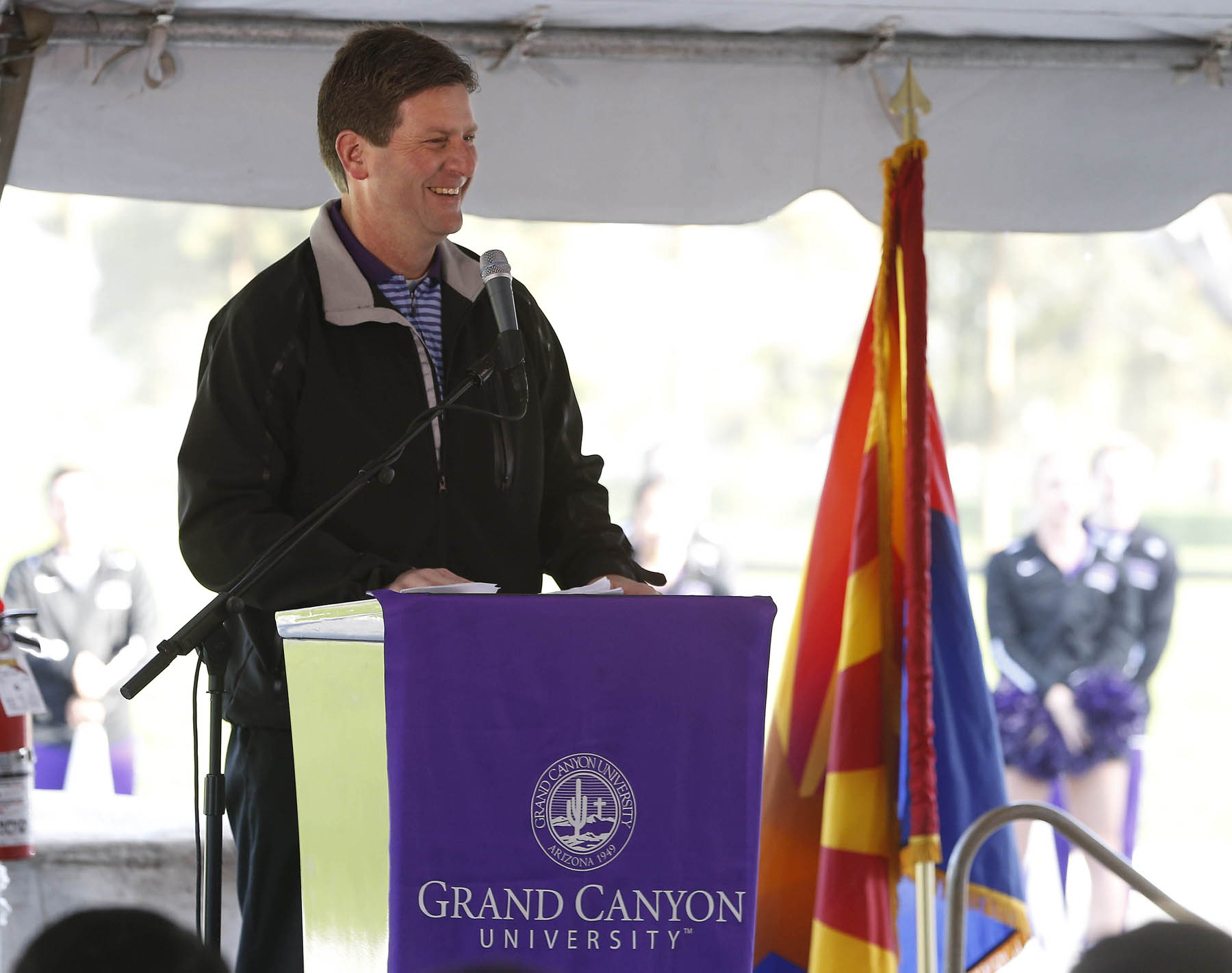 Weather cooperates for GCU Golf Course grand opening - GCU News