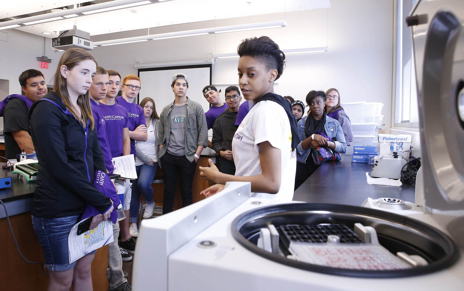 High school students flock to GCU for Forensic Science Day - GCU News