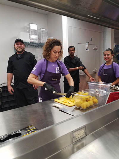 1st day for new coffee shop at GCBC