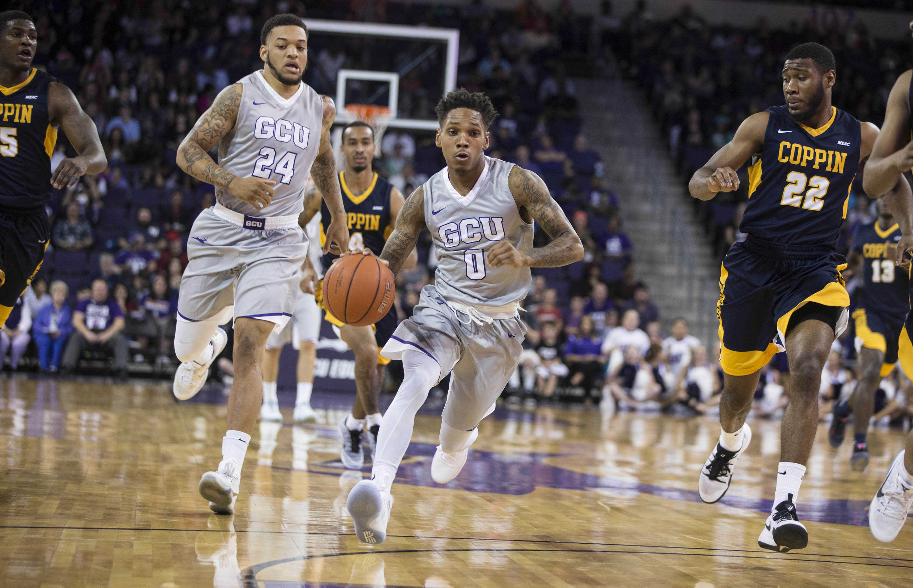 Slideshow: Men's basketball vs. Coppin State - GCU News