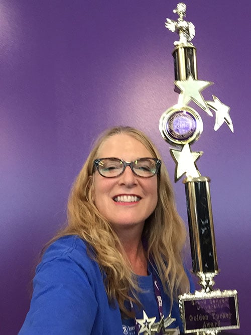 'Golden Turkey Trophy' selfies - GCU News