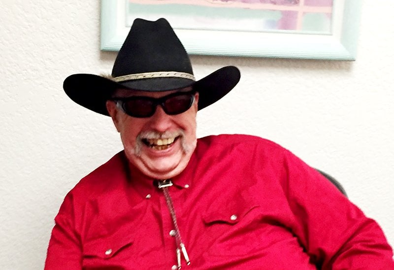 Don't think of him as blind – 'Big Dog' is a cowboy - GCU News