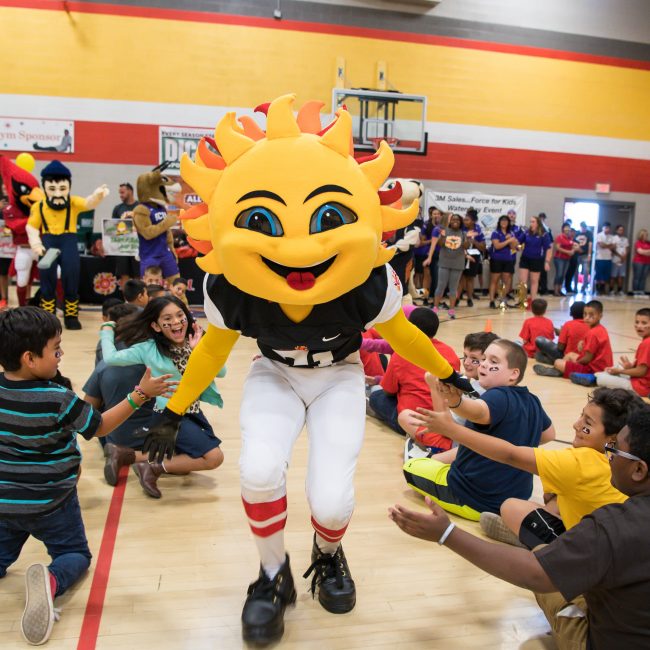 GCU Spirit Teams Attend Birthday Bash - GCU News