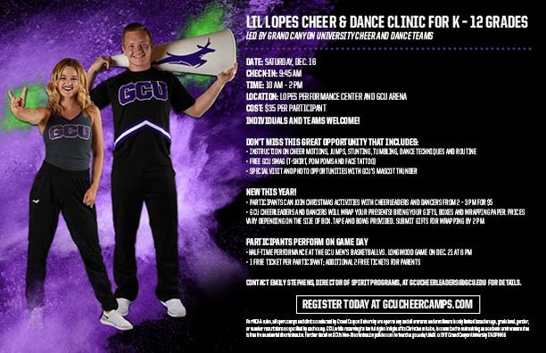 Lil Lopes Cheer & Dance Clinic - GCU News