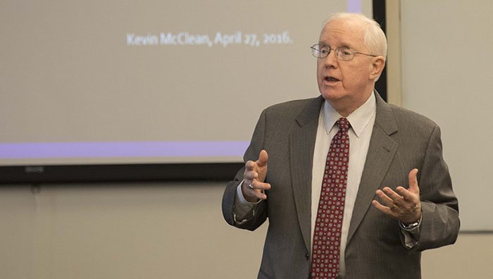 Colloquium kicks off with acclaim for McClean - GCU News