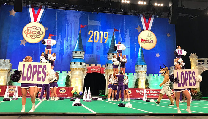 Cheer team finishes runner-up at nationals - GCU News