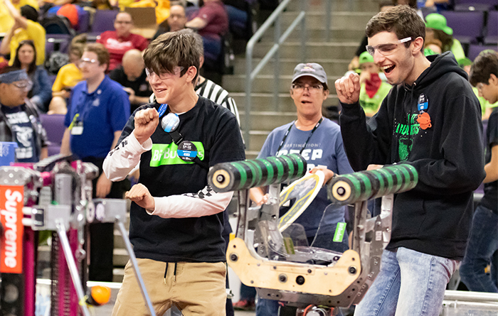 Game on for robotics at GCU for FIRST competition - GCU News