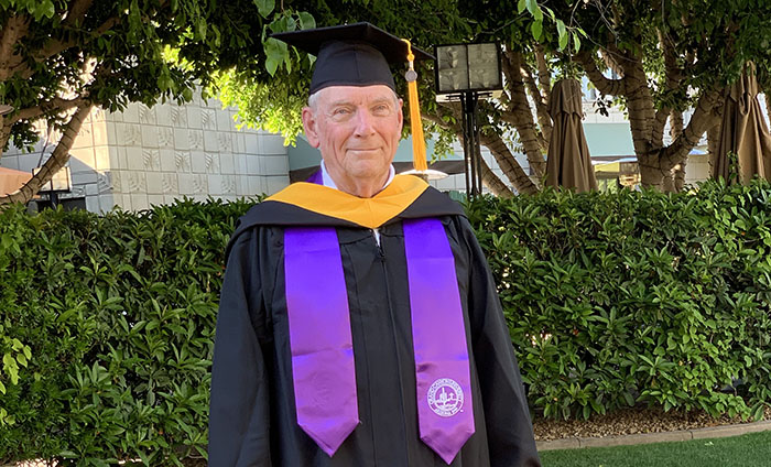 Still going strong at 76 ... 55 years between degrees - GCU News
