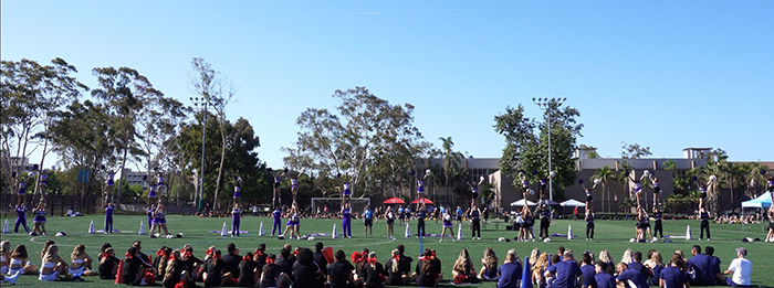 Cheer team stands out, on campus and at camp - GCU News