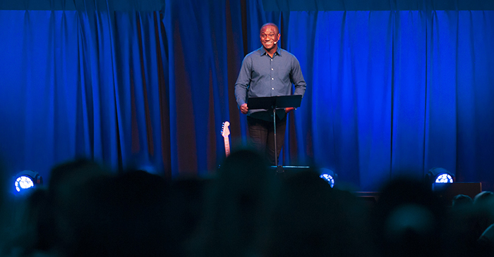 Pierre tells Chapel how to get personal with Jesus - GCU News