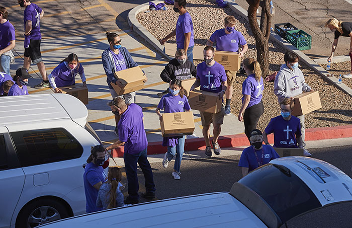 GCU-CityServe partnership delivers to those in need - GCU News