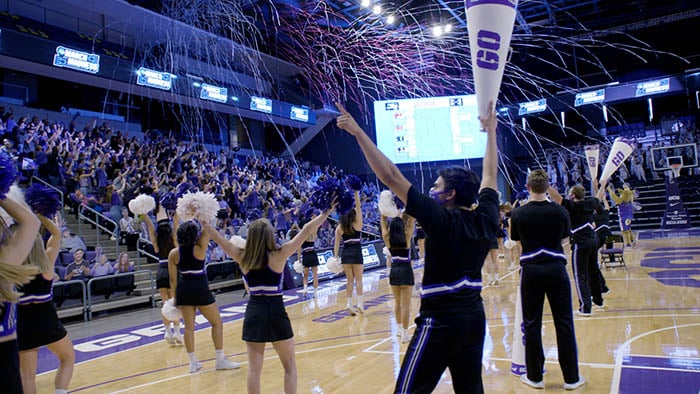 Students roar with delight at NCAA selection party - GCU News