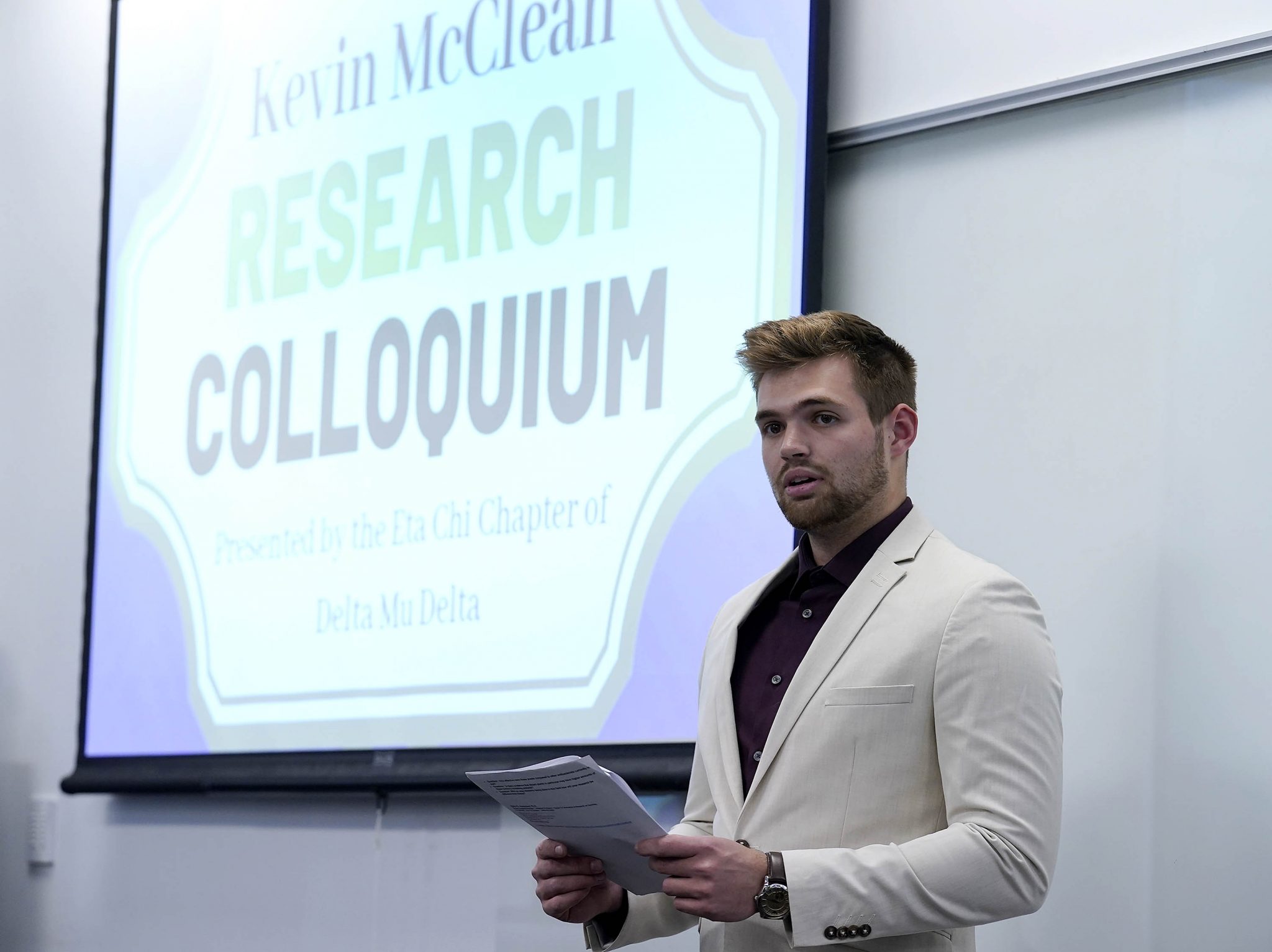 Slideshow: Kevin McClean Research Colloquium - GCU News