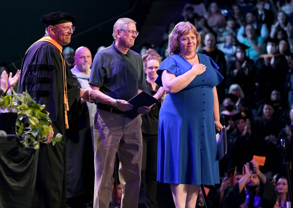 Slideshow: Parents accept posthumous degrees - GCU News