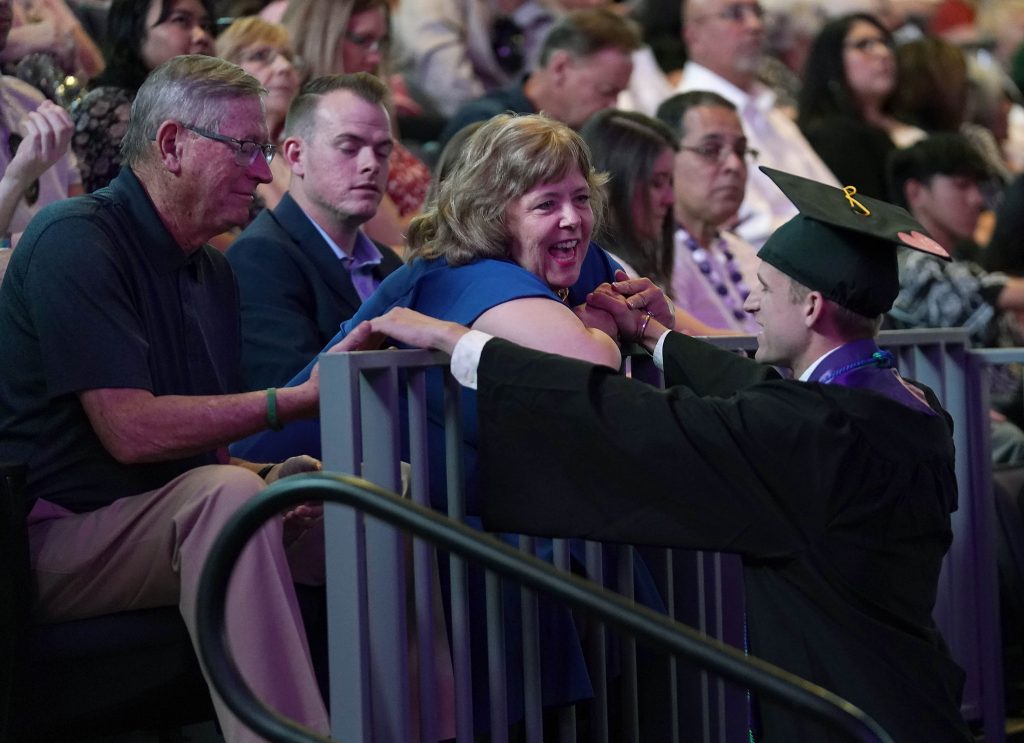 Slideshow: Parents accept posthumous degrees - GCU News