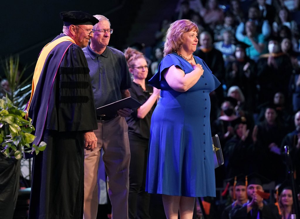 Slideshow: Parents accept posthumous degrees - GCU News