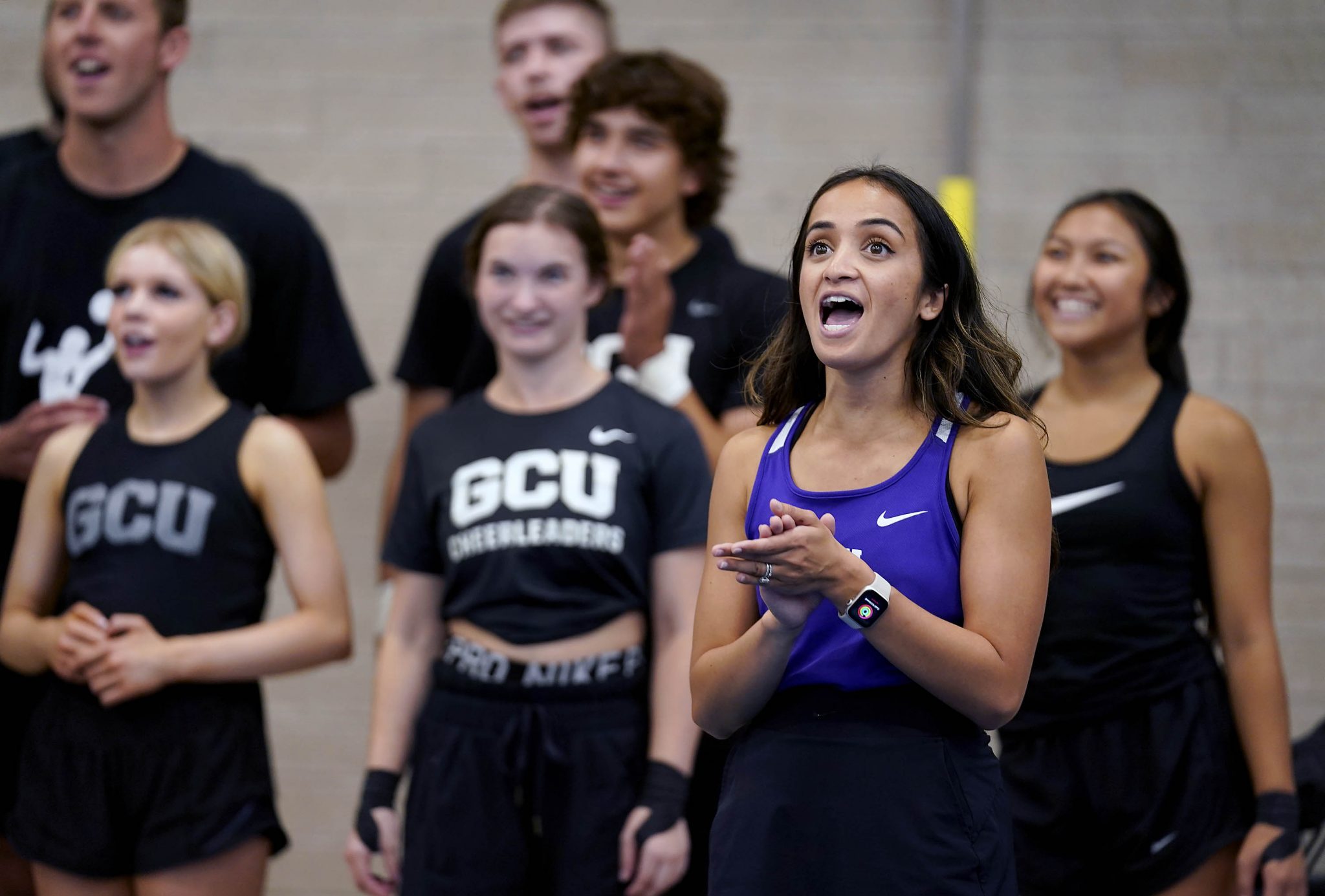 New Cheer coach is loud but loving - GCU News