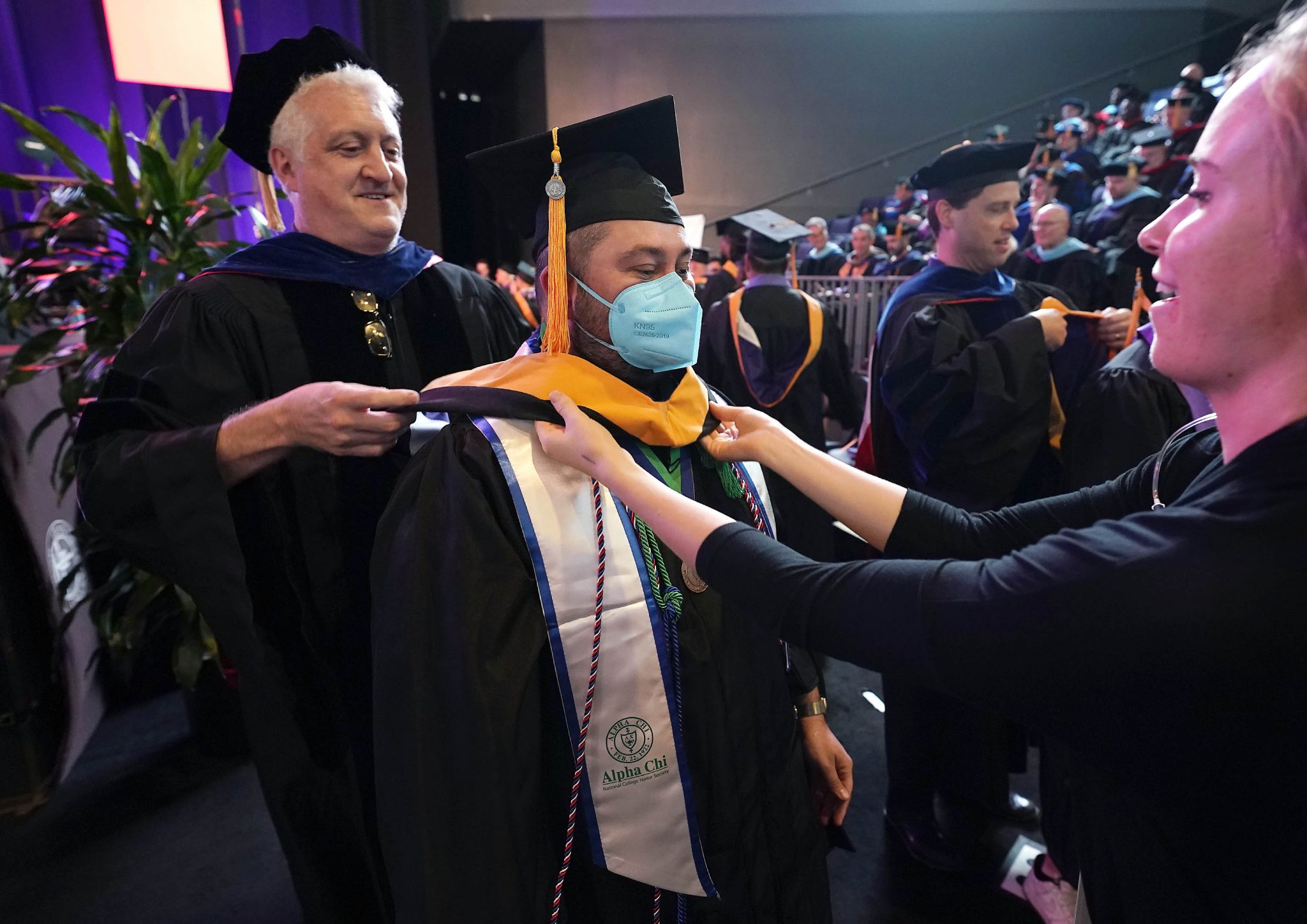 Grad earns degree with laptop in one arm, chemo IV in other - GCU News