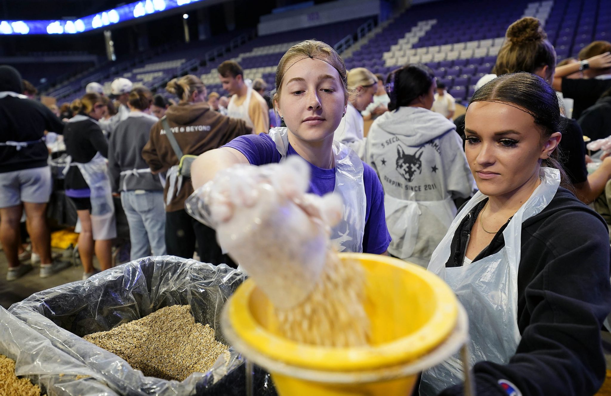 No Child Hungry meal packing - GCU News