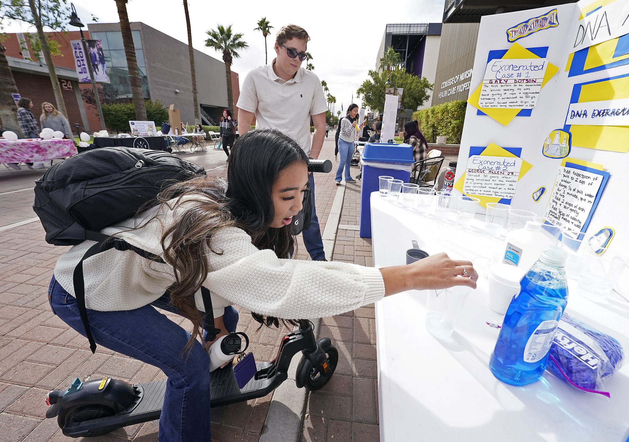 Senior forensic science projects investigated - GCU News