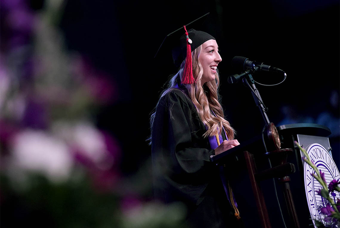 Commencement speaker takes leap of faith - GCU News