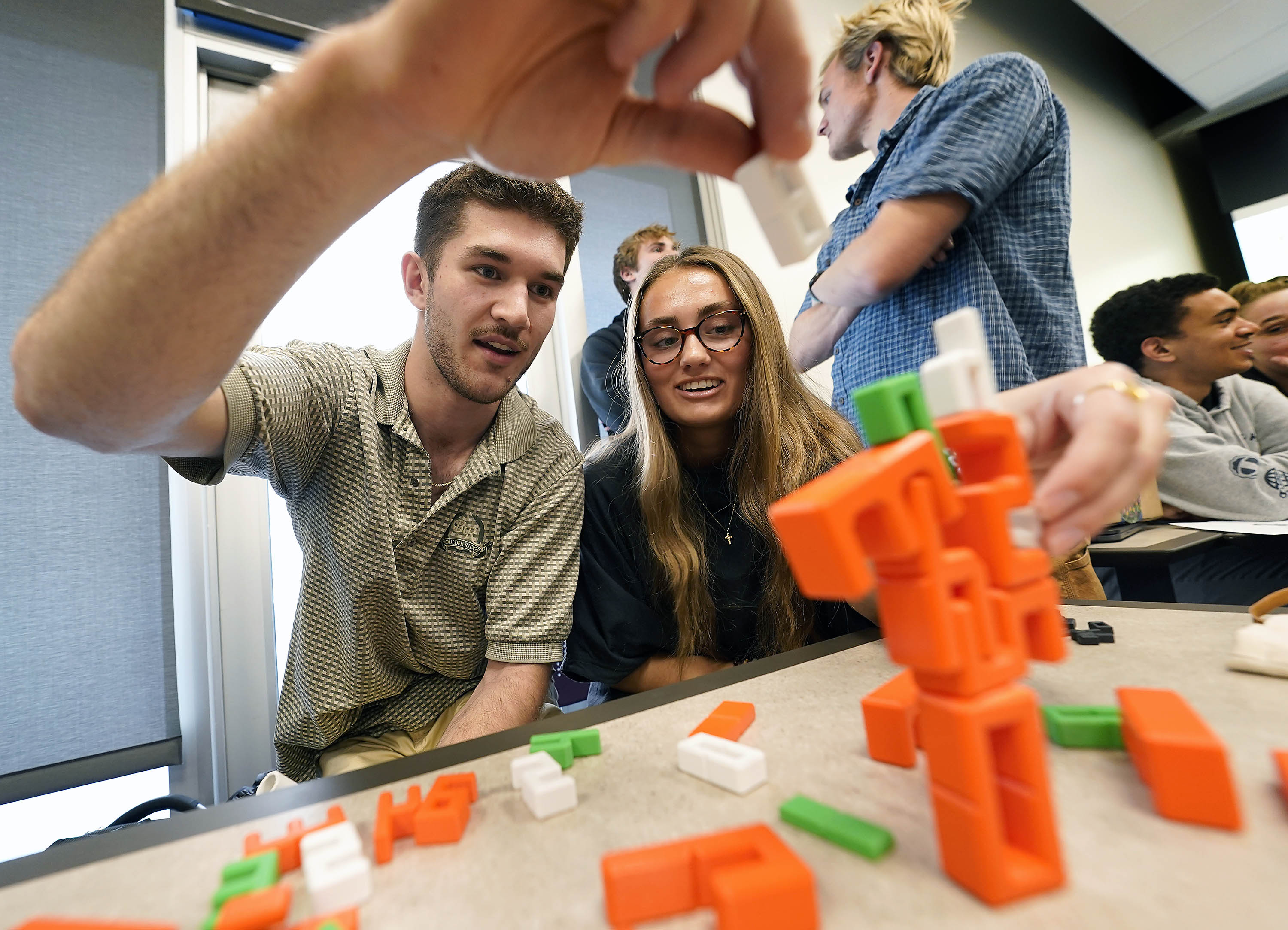 Innovations stack up in new board game class - GCU News