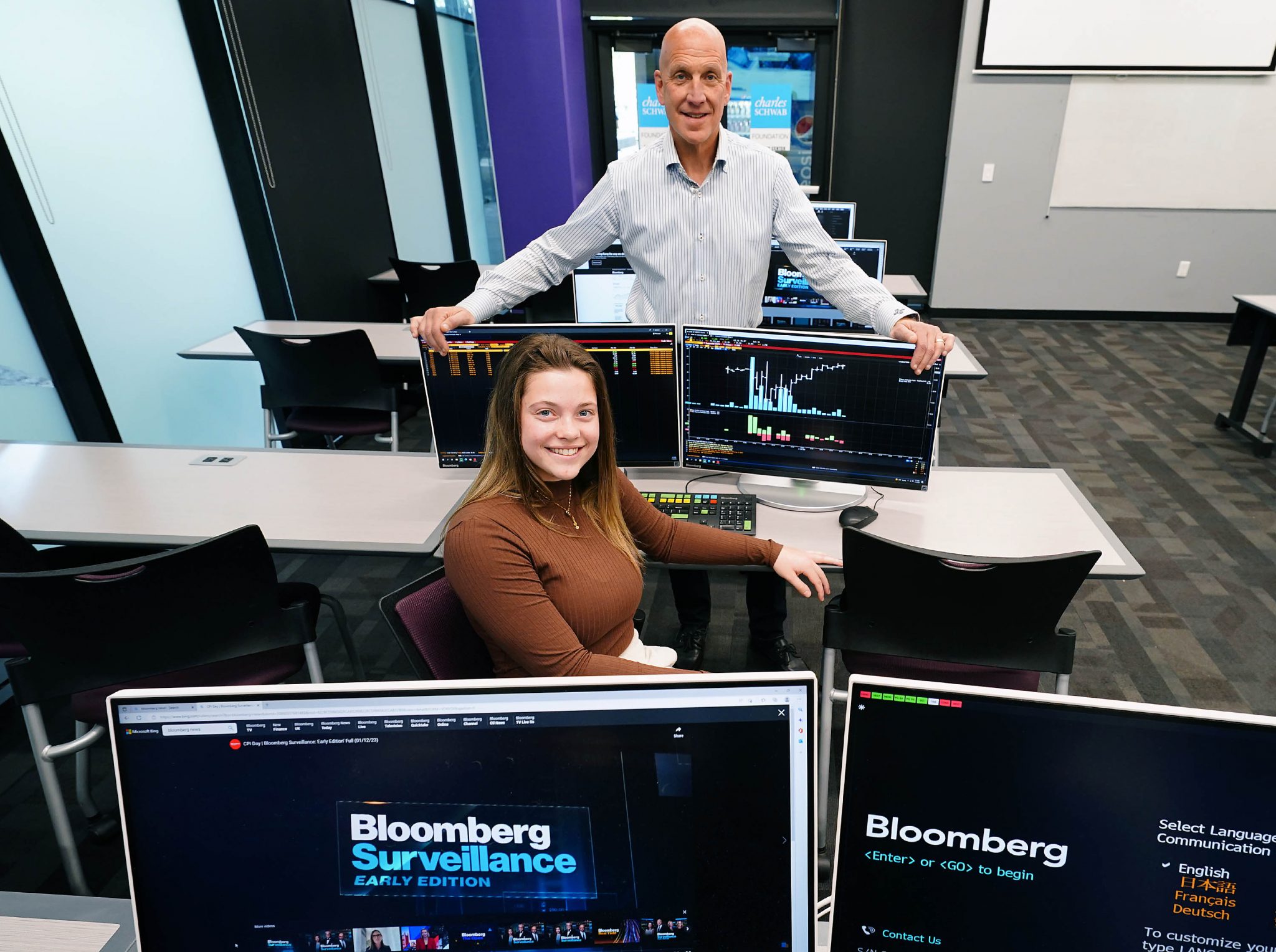 Bloomberg Terminals ride info superhighway - GCU News