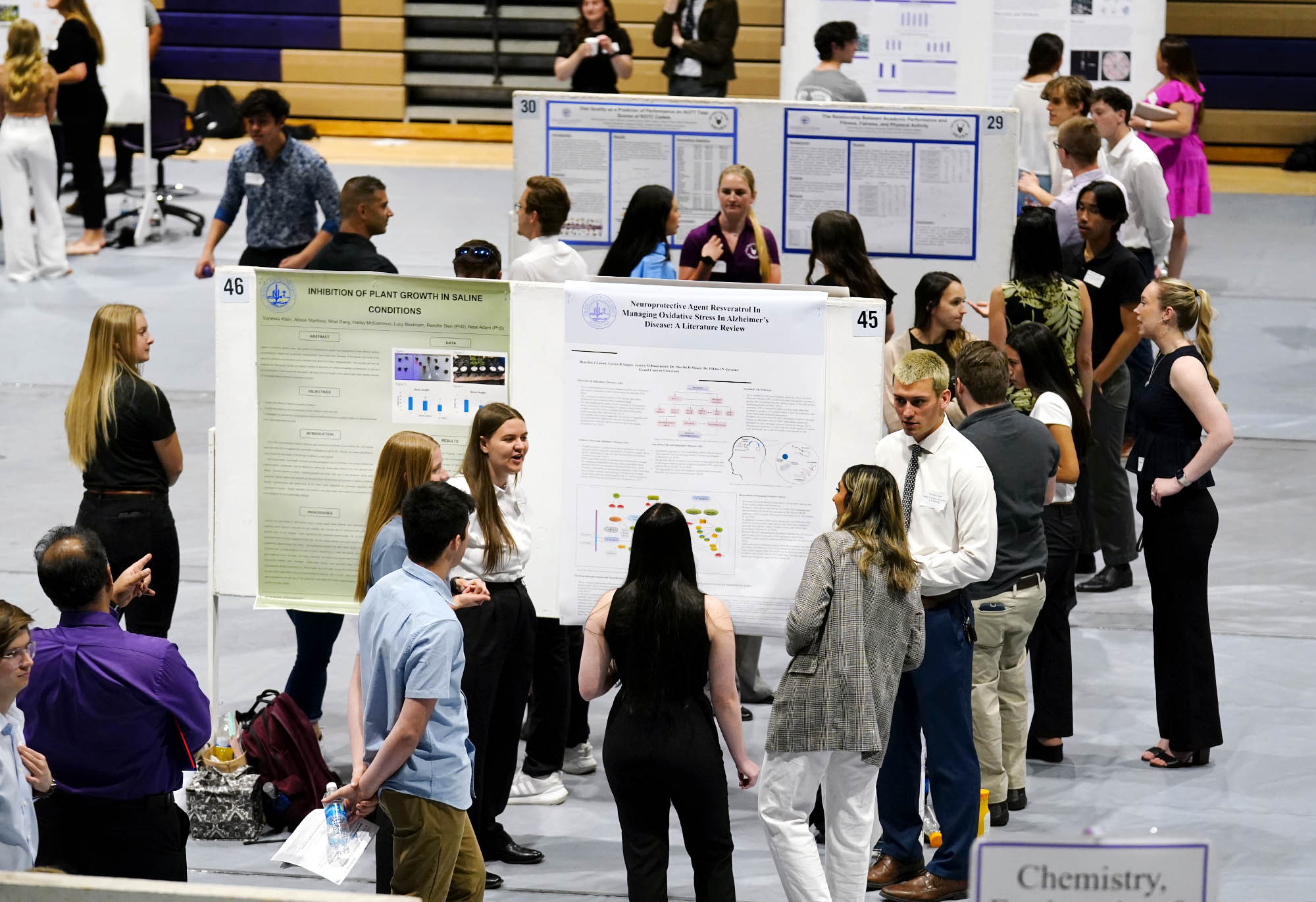 Scholarly research on display at symposium, showcase - GCU News