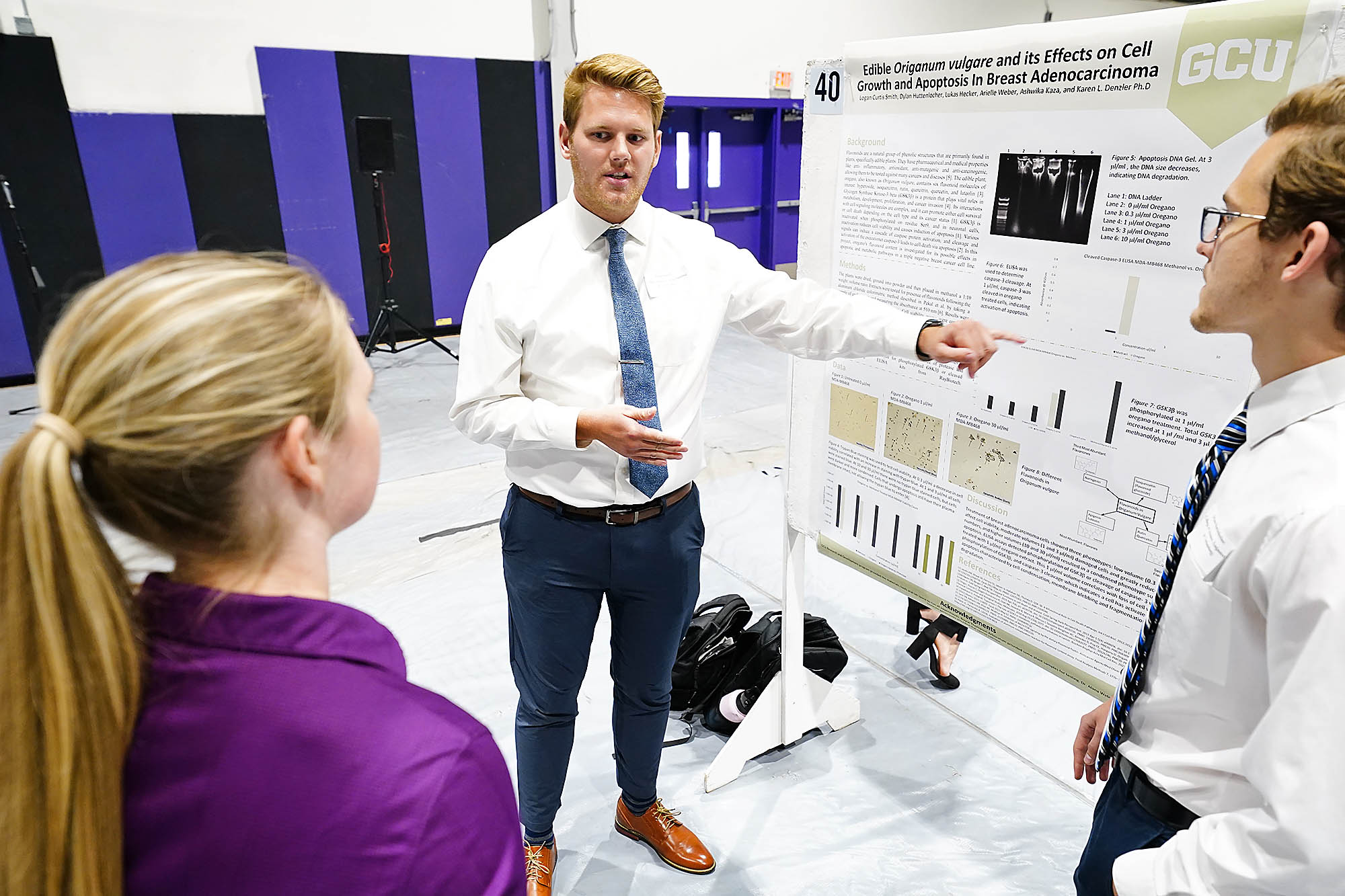 Scholarly research on display at symposium, showcase - GCU News