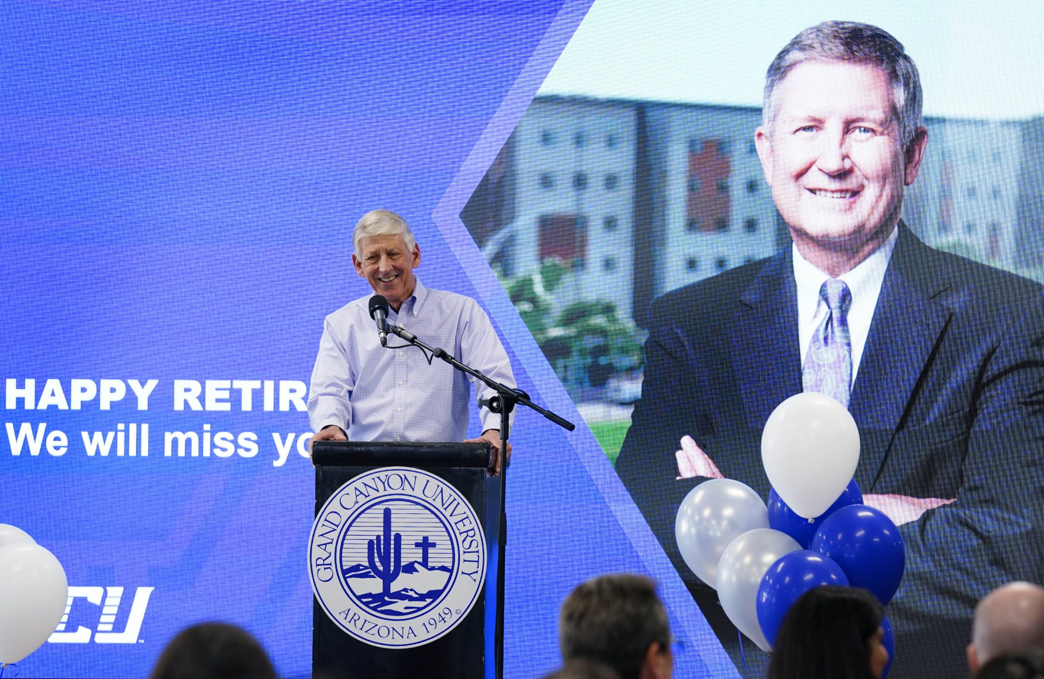 Joe Mildenhall retirement party - GCU News