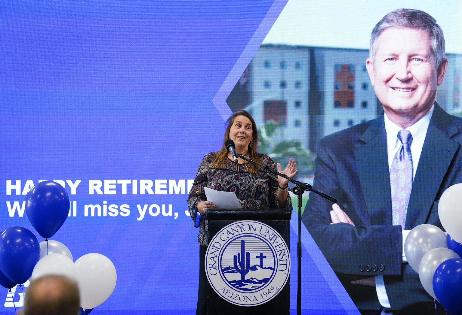 Joe Mildenhall retirement party - GCU News