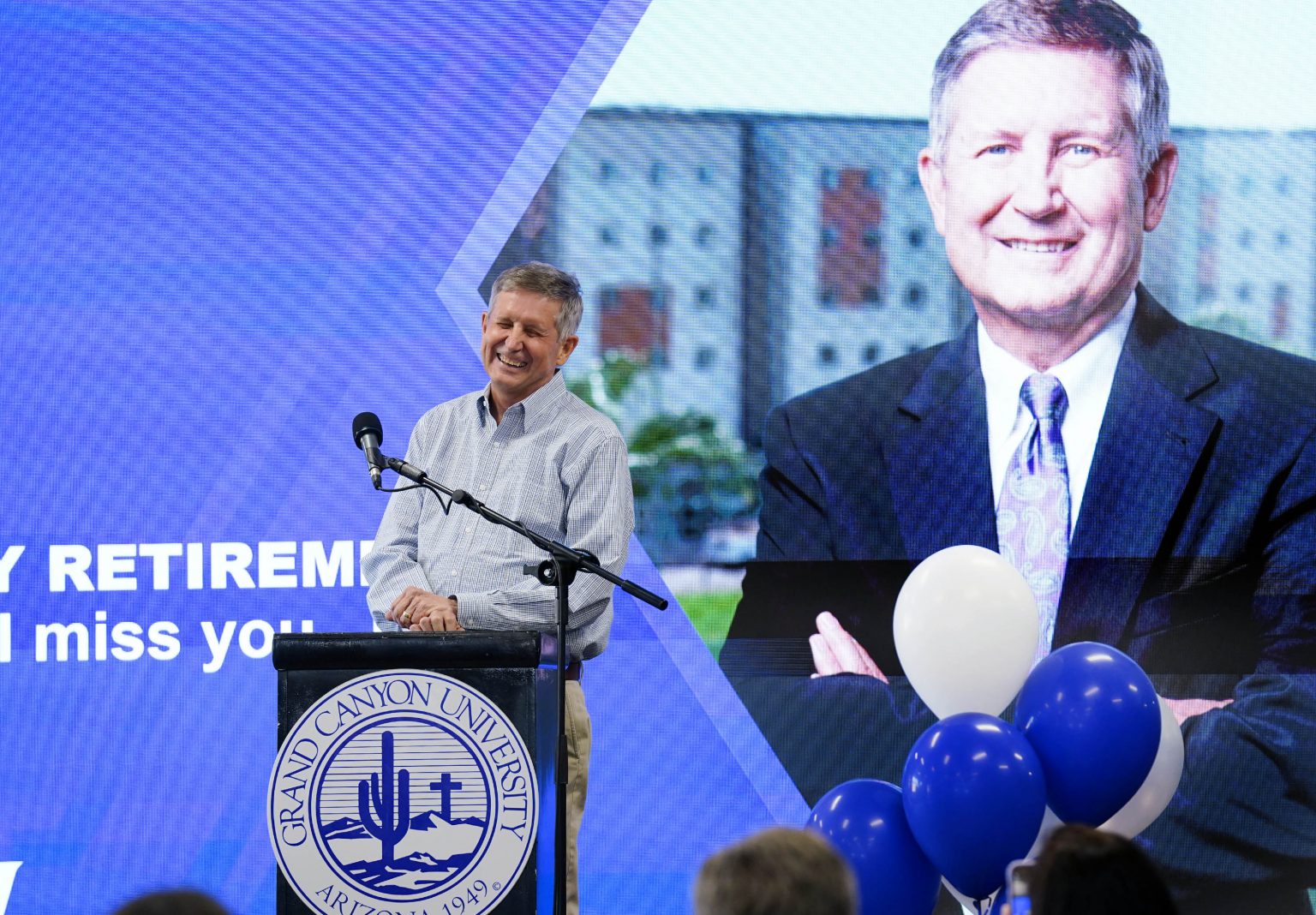 Joe Mildenhall retirement party - GCU News