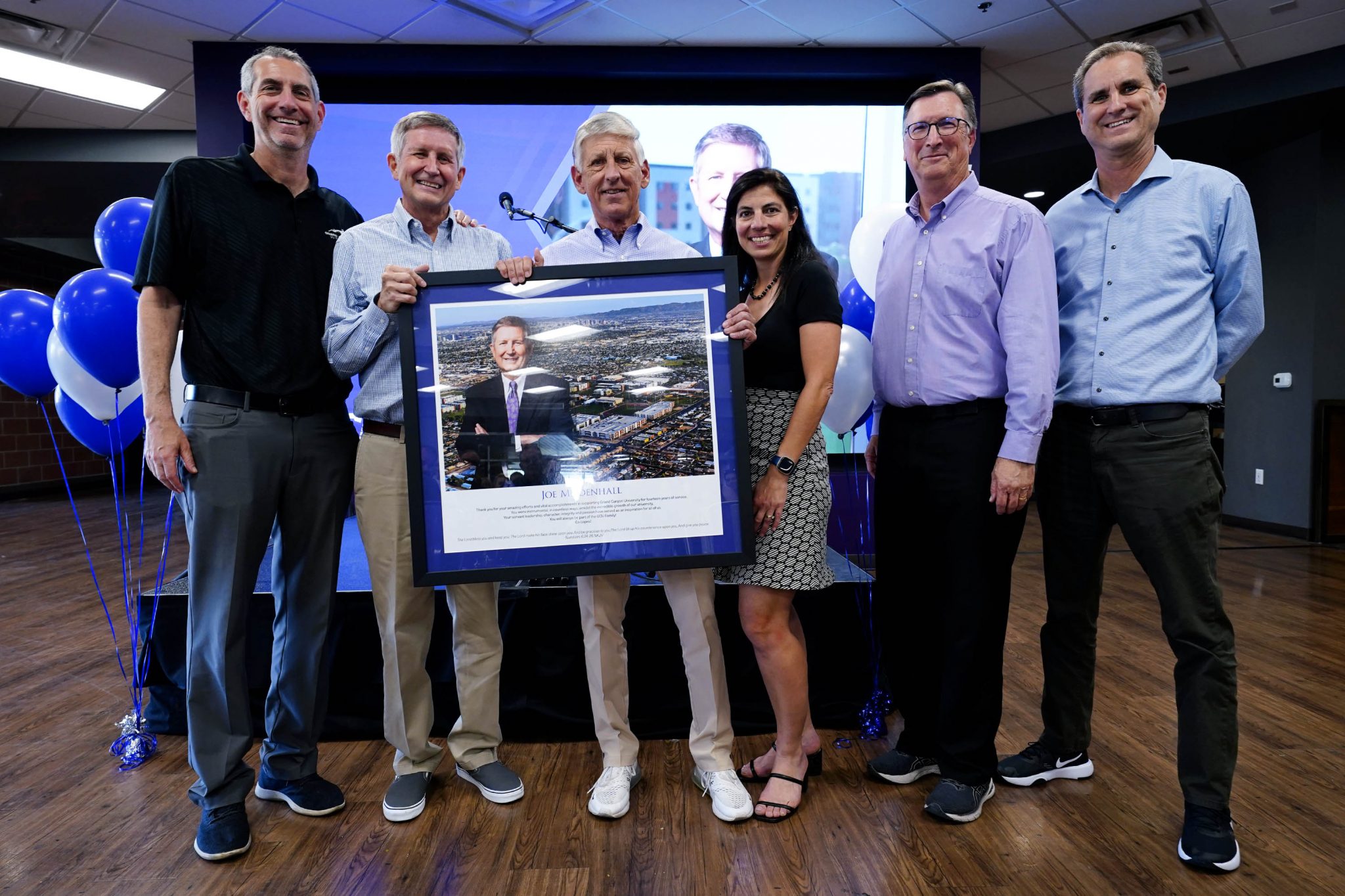 Joe Mildenhall retirement party - GCU News