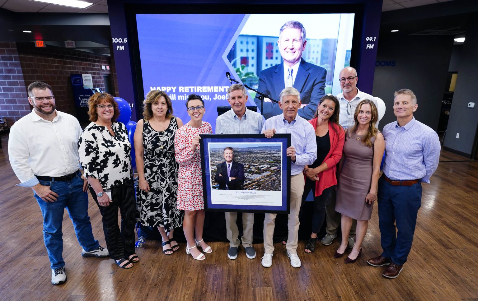 Joe Mildenhall retirement party - GCU News