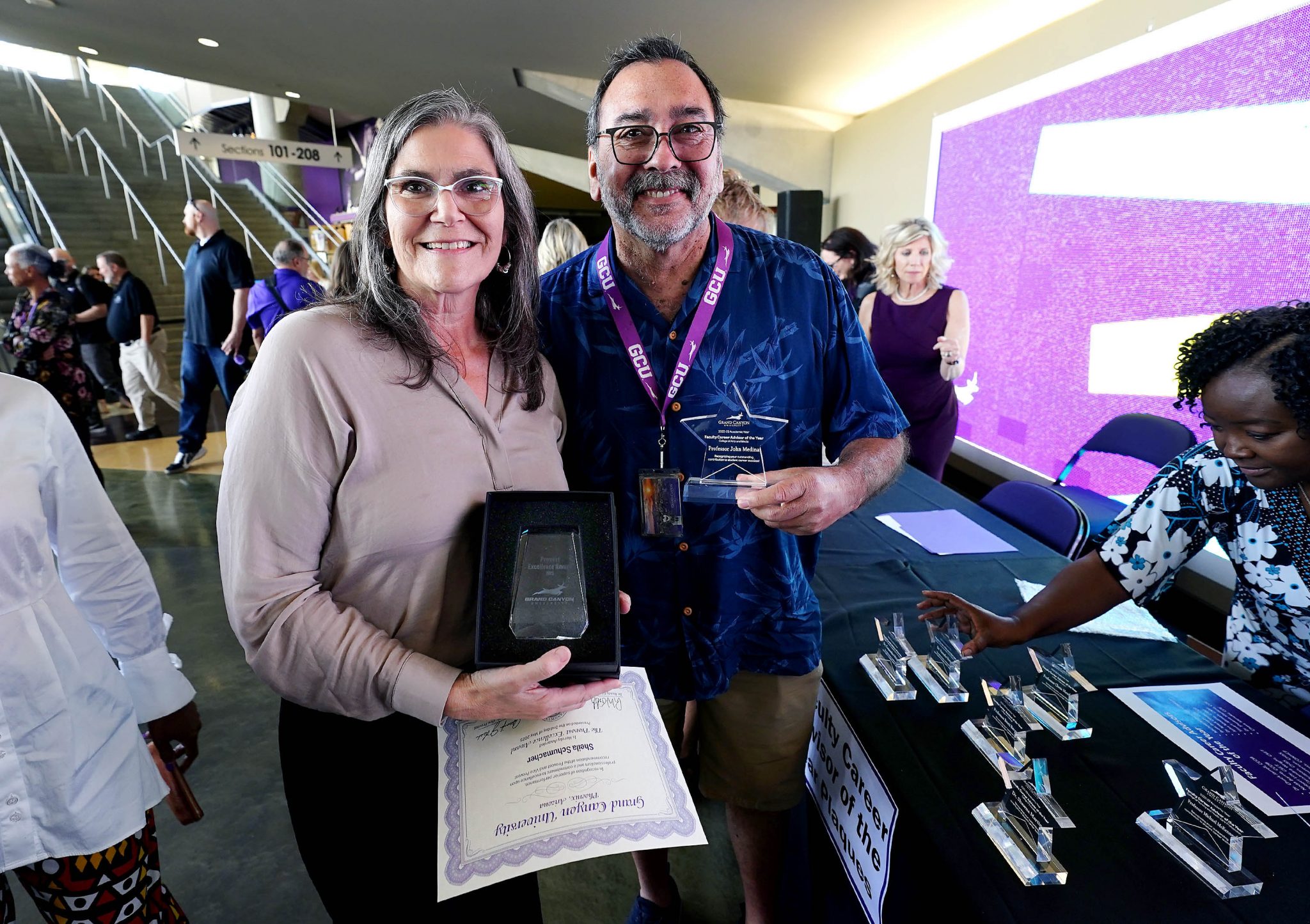 Faculty, staff recognized at Lope Appreciation event - GCU News
