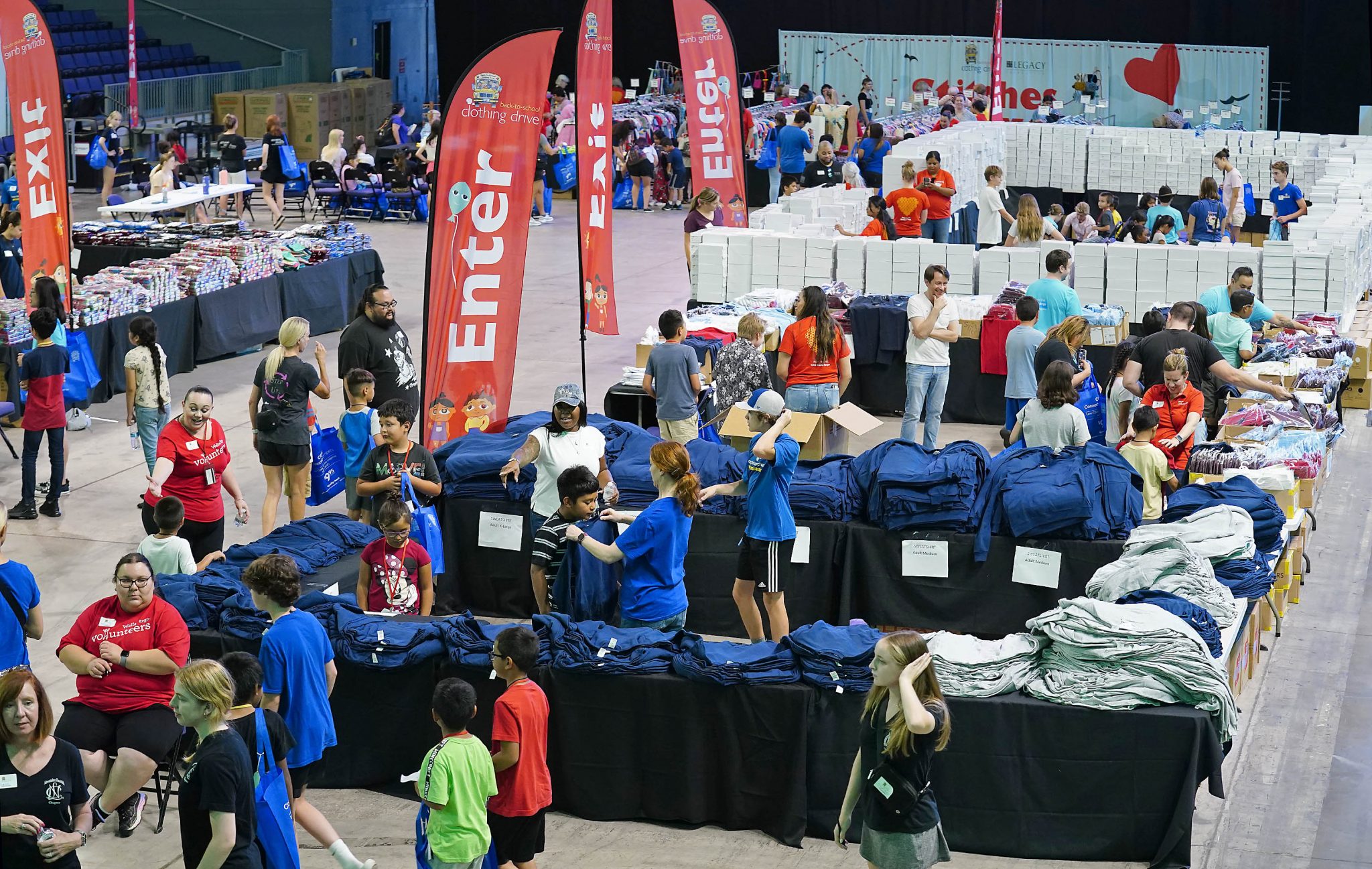 Back-to-School Clothing Drive distribution - GCU News
