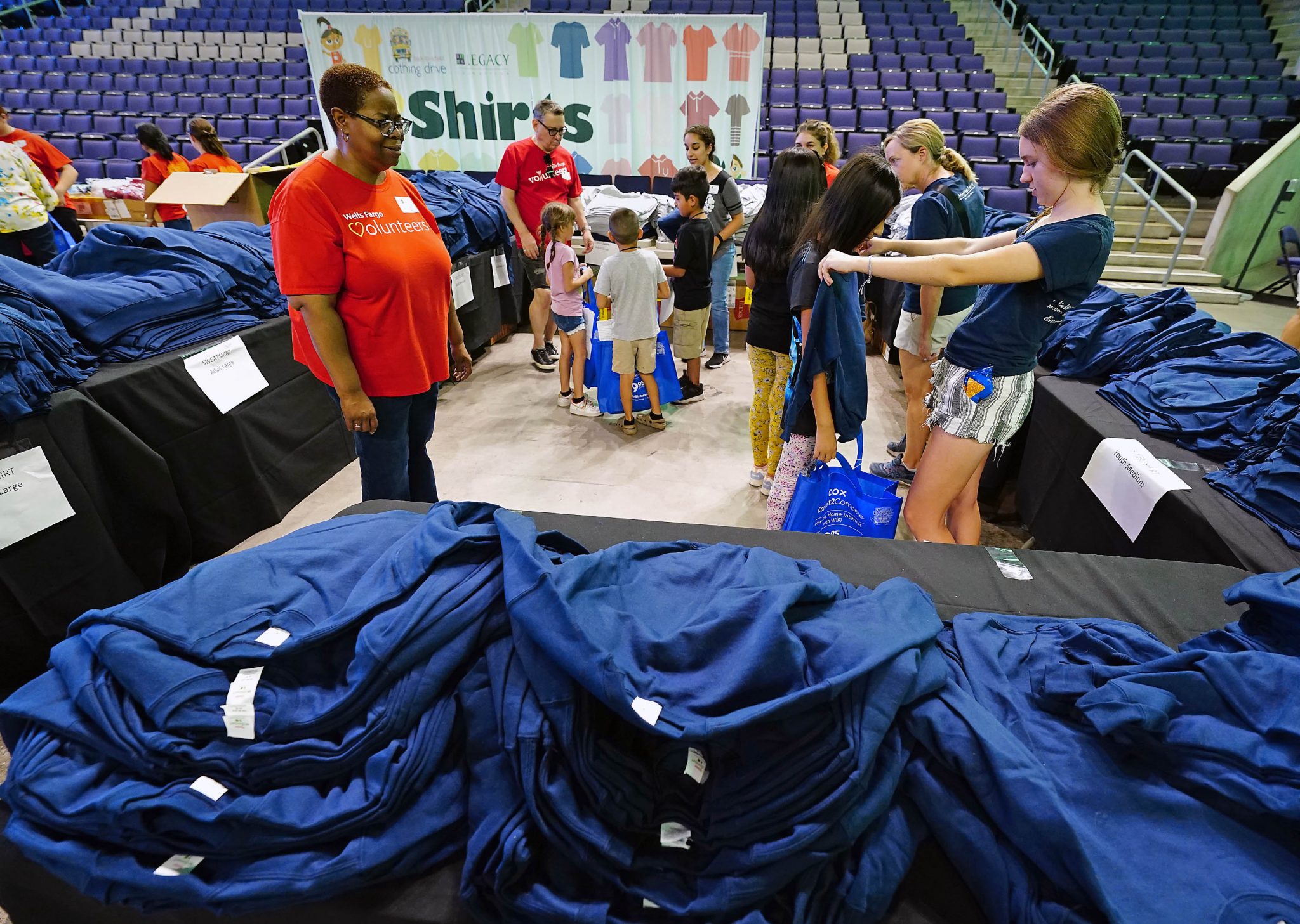 Back-to-School Clothing Drive distribution - GCU News