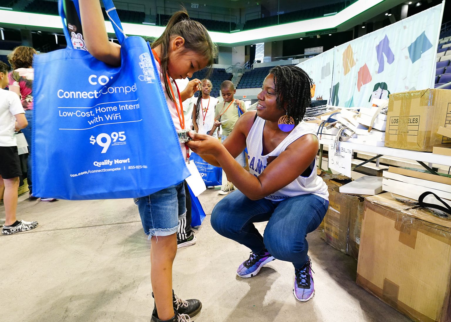 Back-to-School Clothing Drive distribution - GCU News