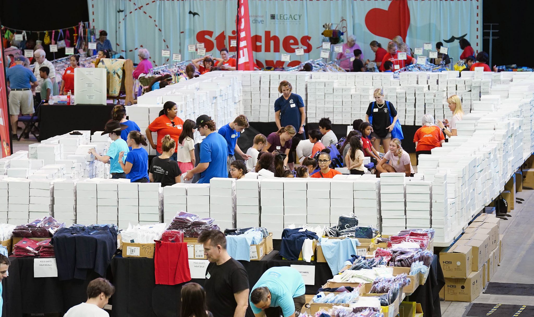 Back-to-School Clothing Drive distribution - GCU News