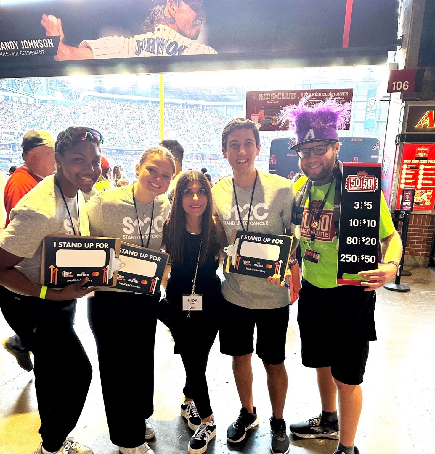 CCOB students help over 48,000 stand up to cancer at World Series - GCU ...