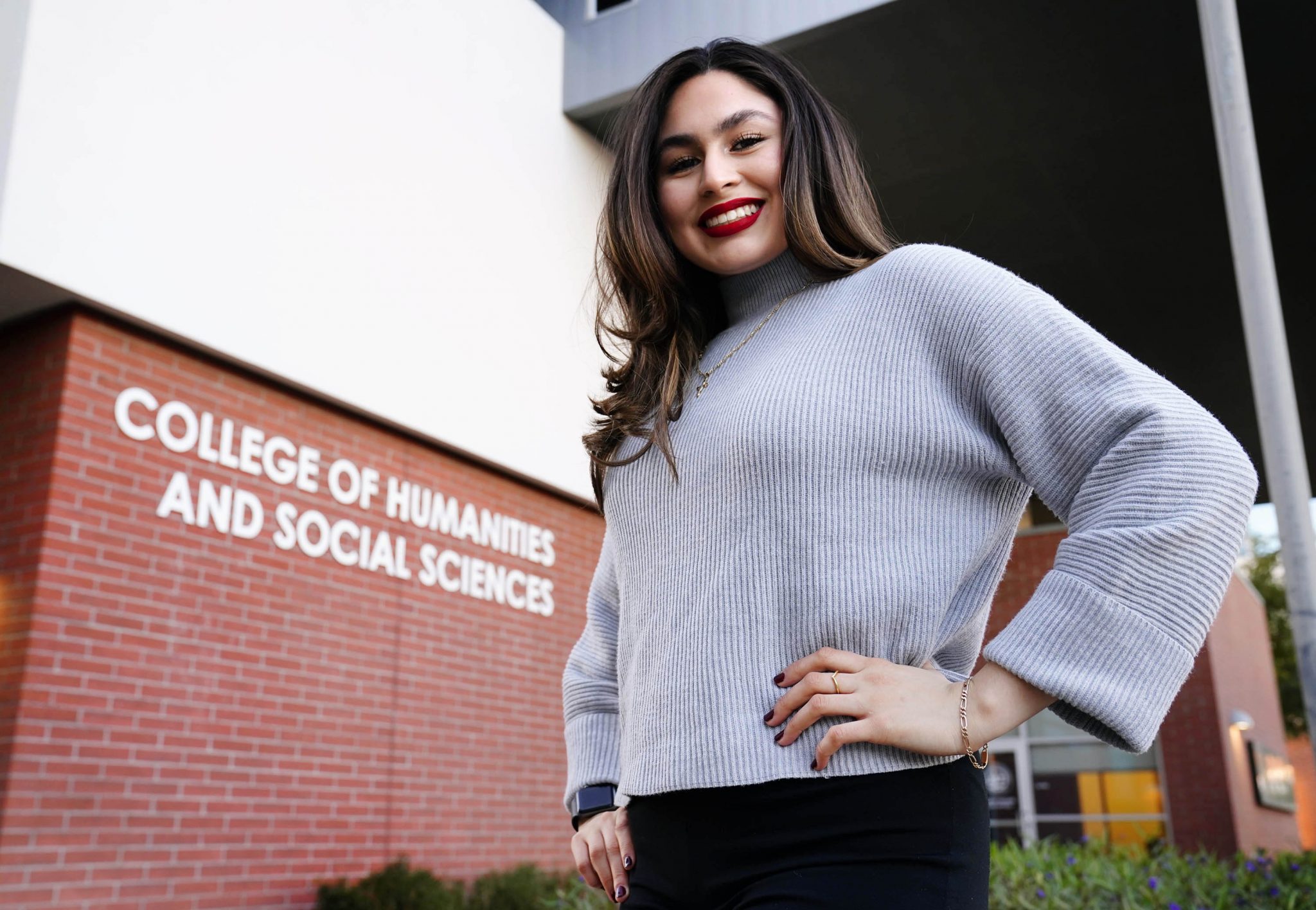 First in family to earn a college degree, she sets out to help others ...