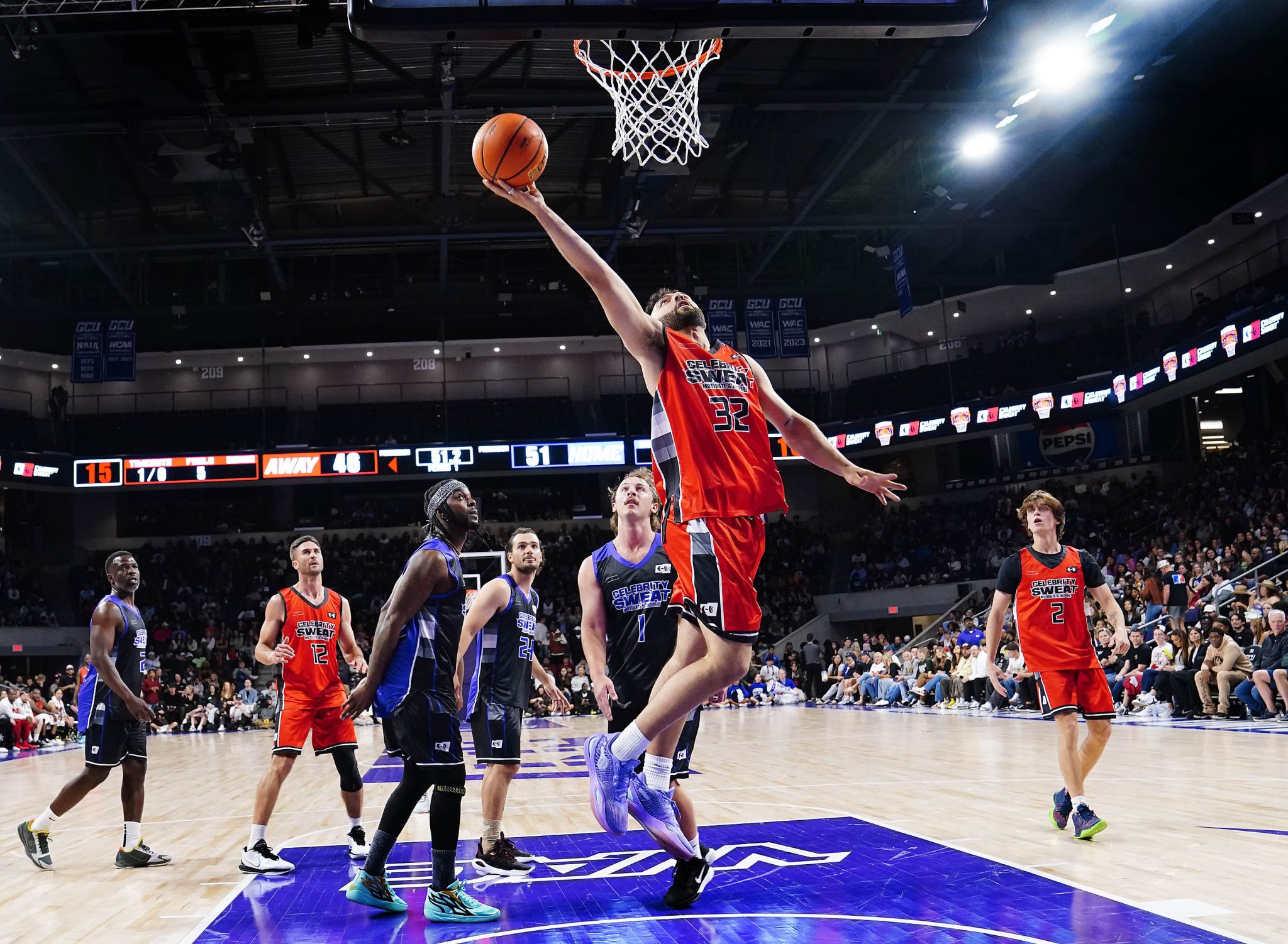 Celebrity Sweat Slam Jam basketball game - GCU News