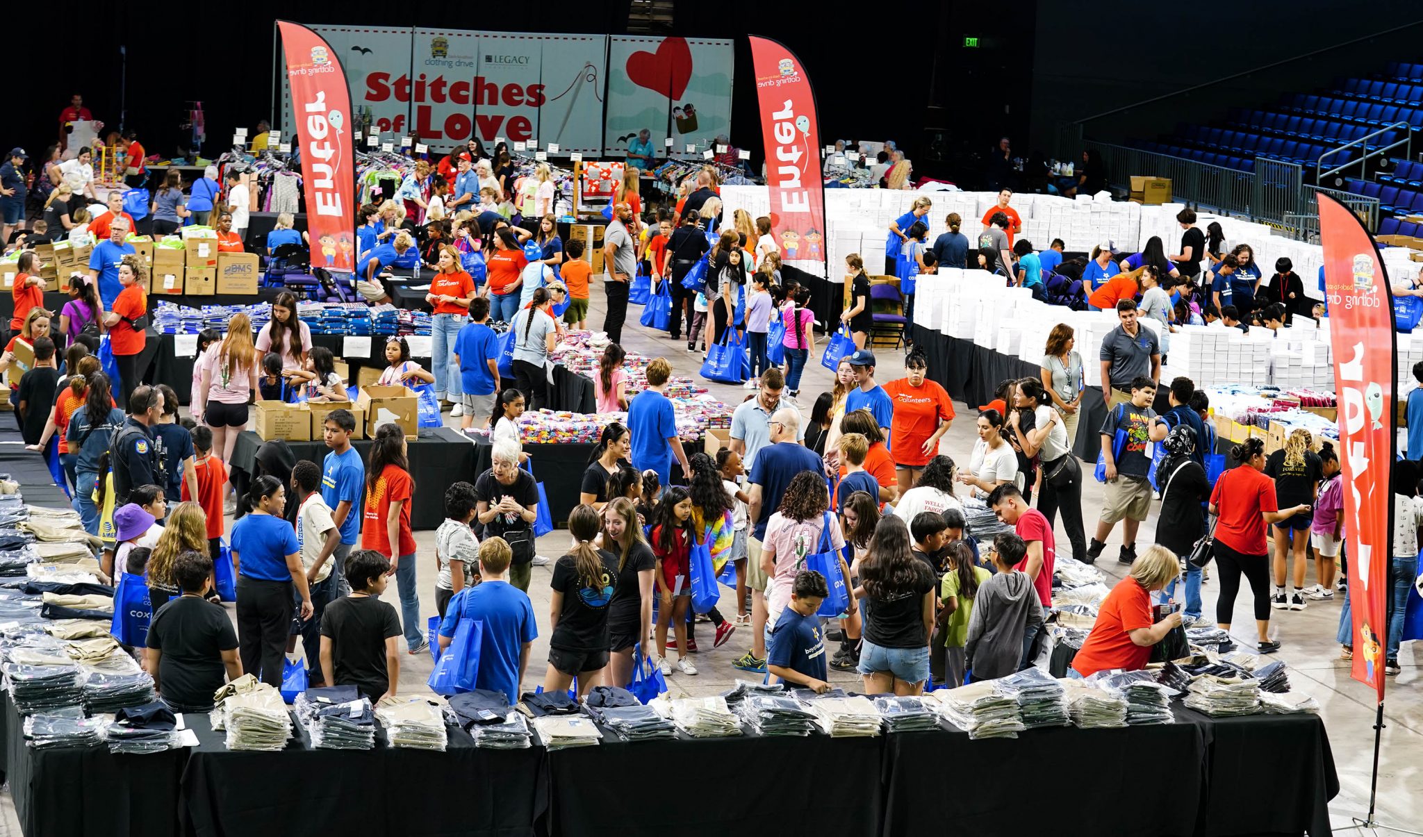 Back-to-School Clothing Drive distribution event - GCU News