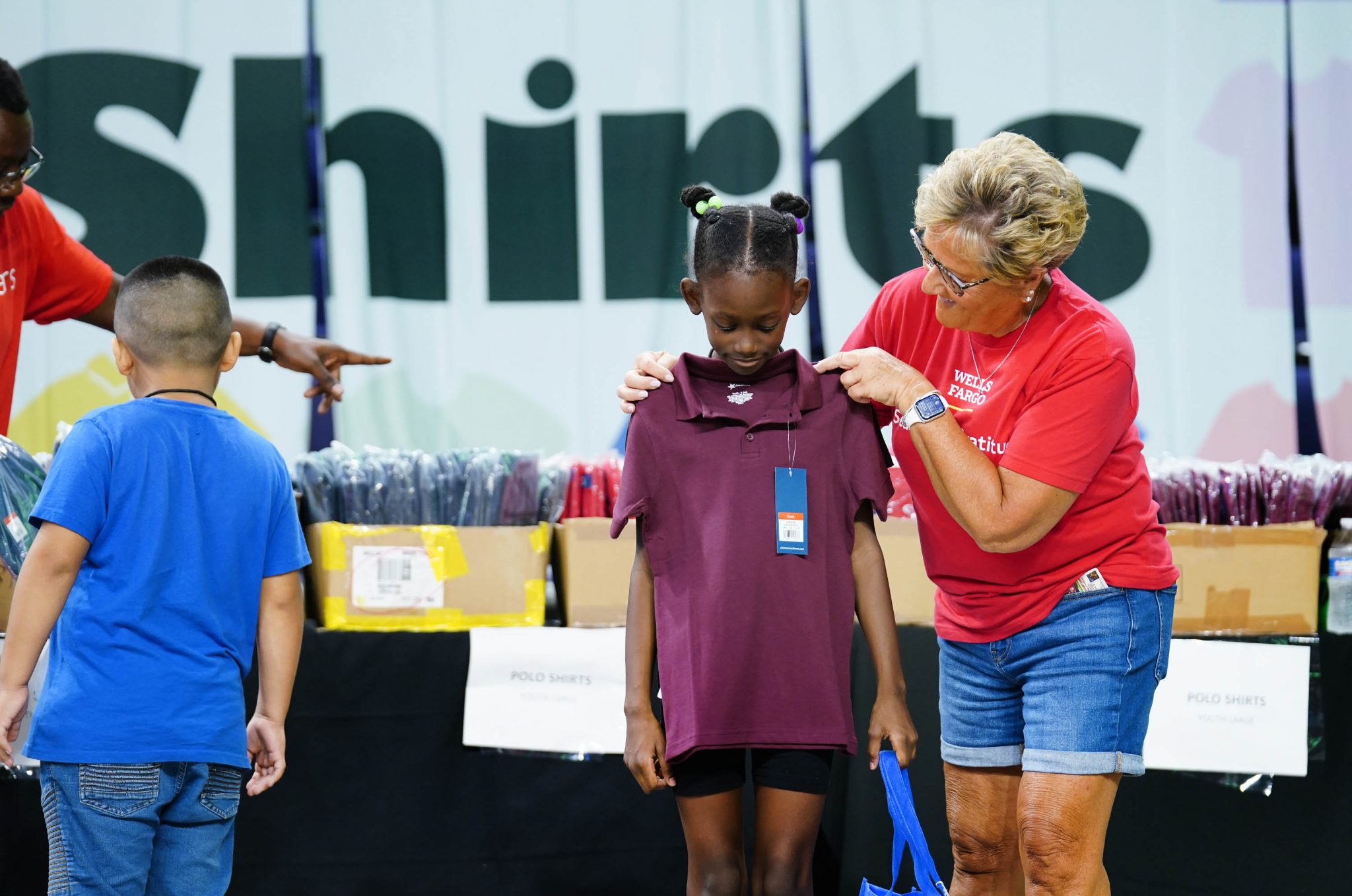 Back-to-School Clothing Drive distribution event - GCU News